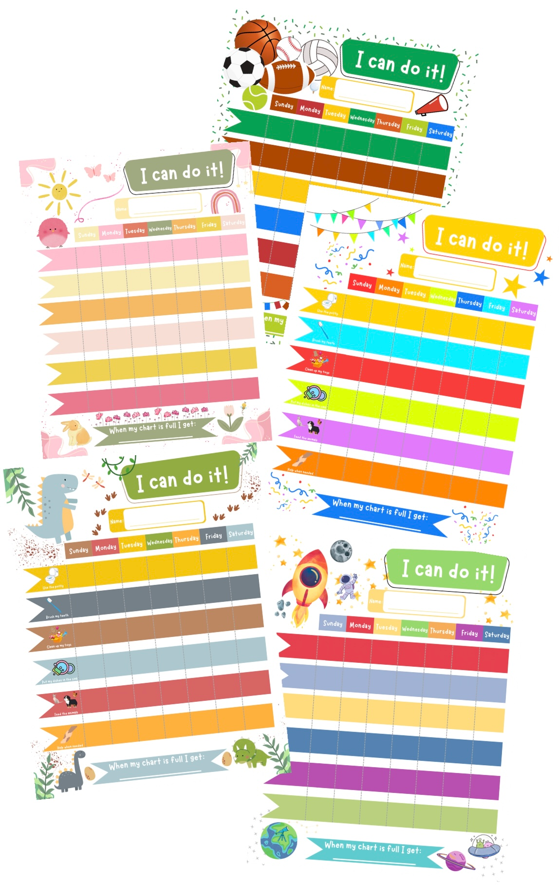 I Can Do It Reward Charts - Teaching Preschool Responsibility - Welcome